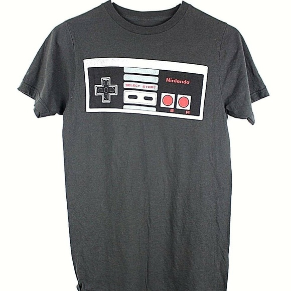 Nintendo | Shirts | Nintendo Nes Retro Controller Tee Shirt Size S L2 ...